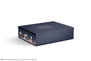Rectangular Magnetic Gift Box Mockup, a Packaging Mockup by Sheikhadesign