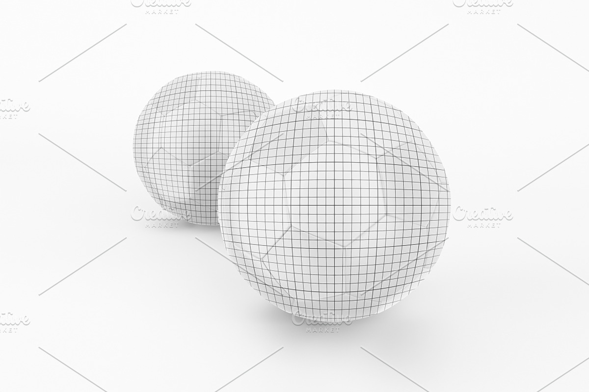 Football Mockup, a Merchandise Mockup by Qaleb Studio