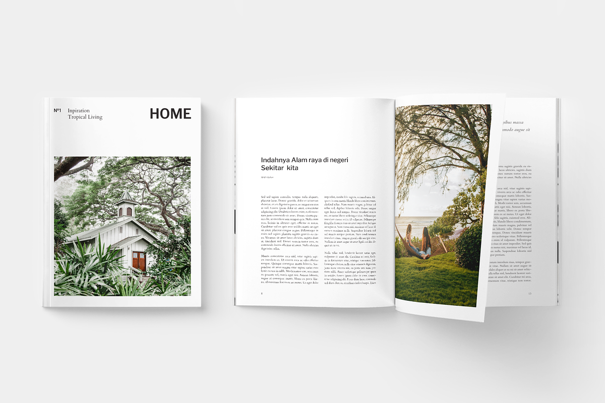 Home Magazine, a Magazine Template by silukEight