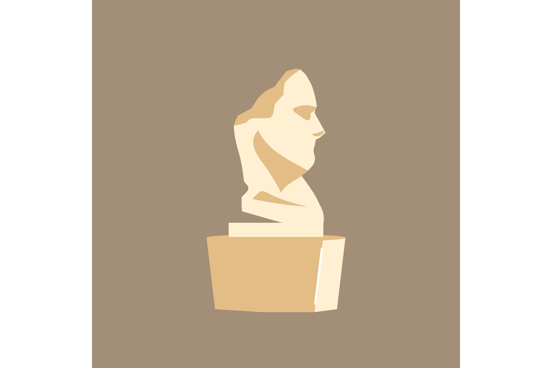Bust cartoon vector illustration, an Object Illustration by IMG visuals ...