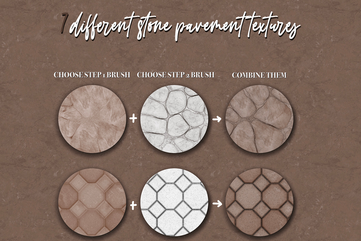 Procreate stone texture brushes, a Brush Add-On by PDknyStudio