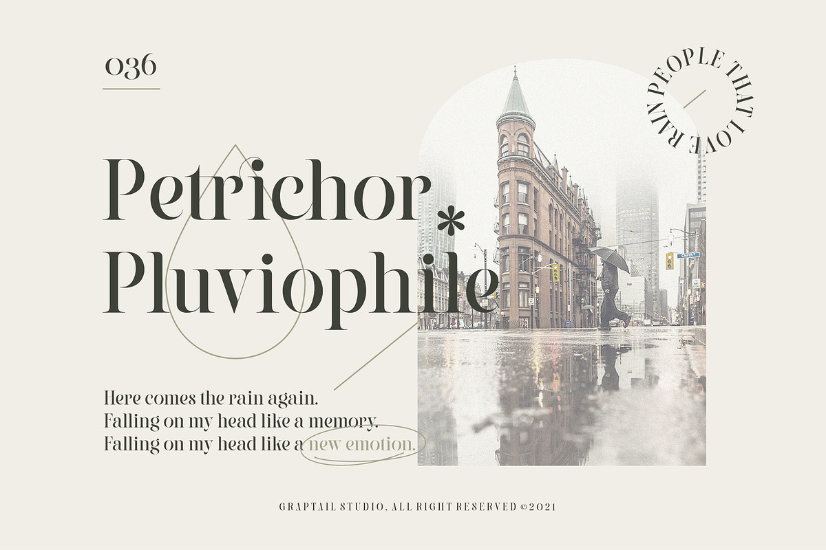 Ringift - A Modern Serif, a Serif Font by Graptail