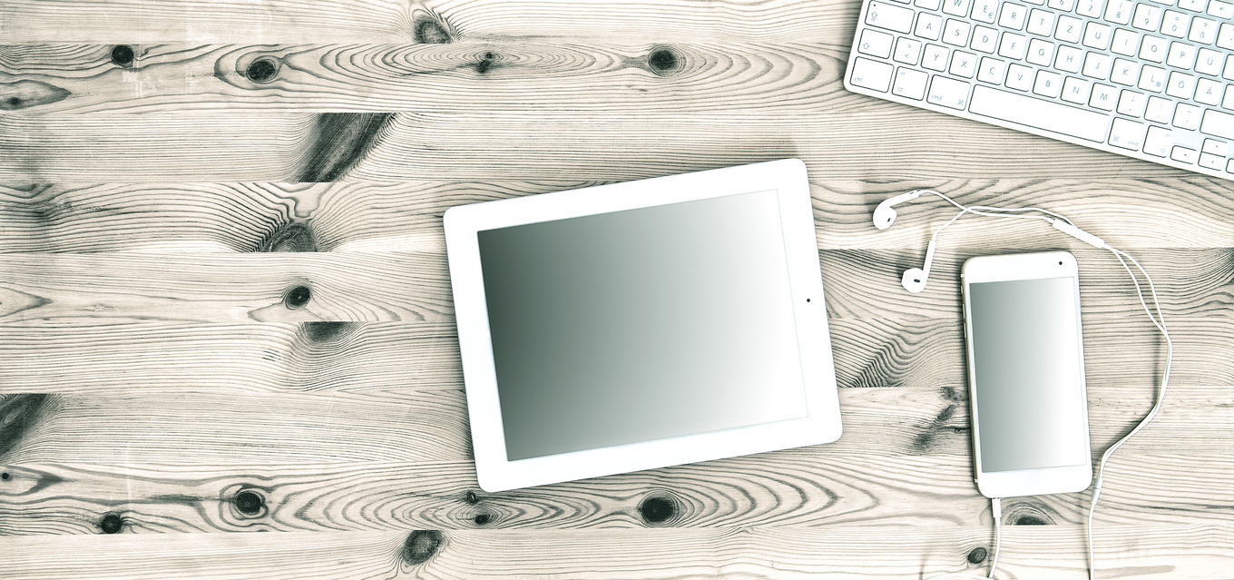 Workplace with IPhone and IPad, a Business Photo by LiliGraphie