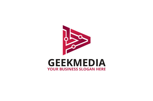 Geek Media Logo, a Branding & Logo Template by Birka Studio
