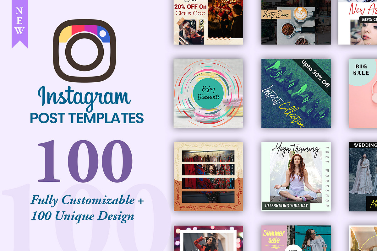 100 Animated Instagram Templates, a Social Media Template by Mehul Munjani