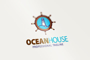 Ocean House Logo, a Branding & Logo Template by Creative Dezing ...