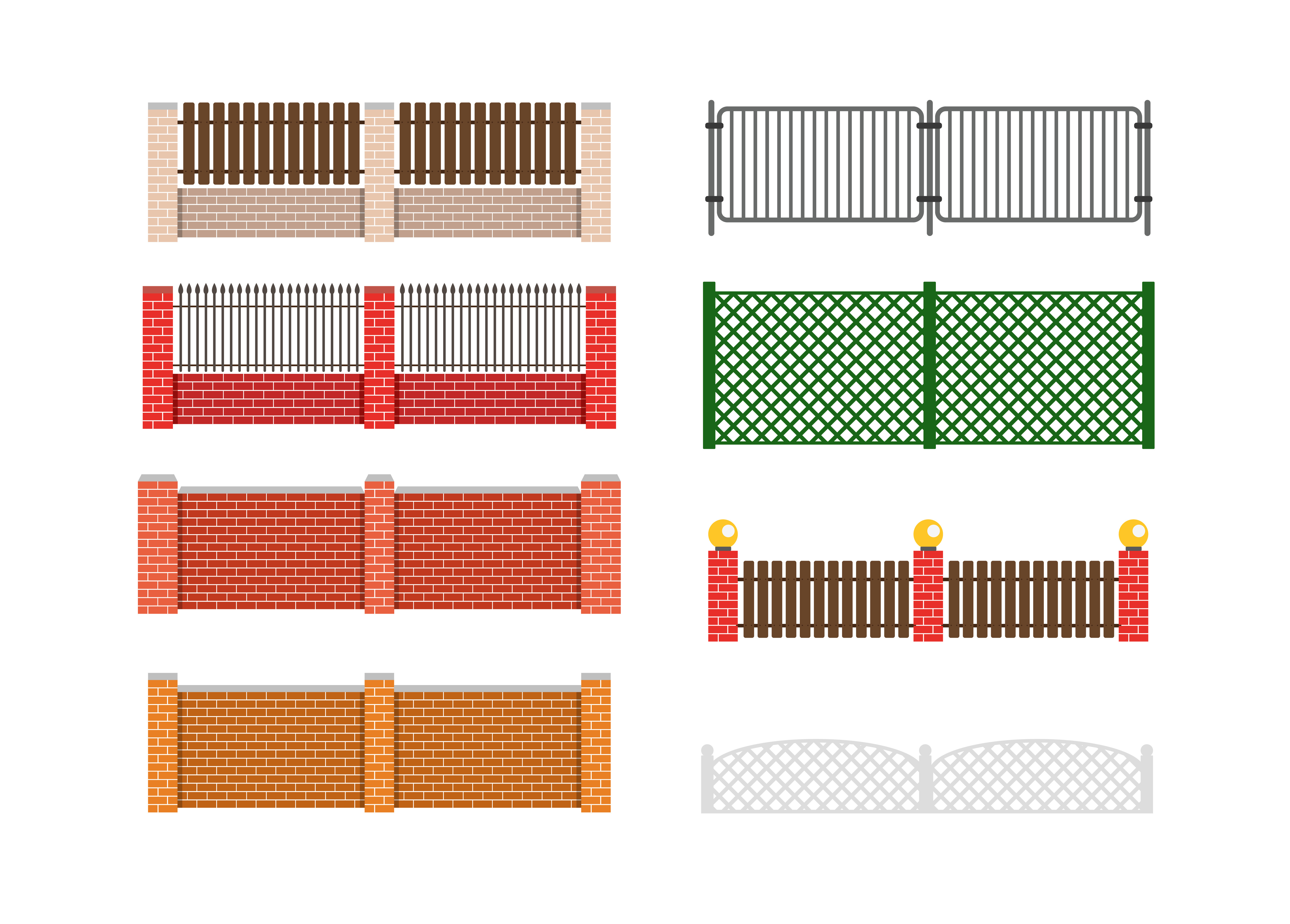 Fences set vector, an Object Graphic by Alejik