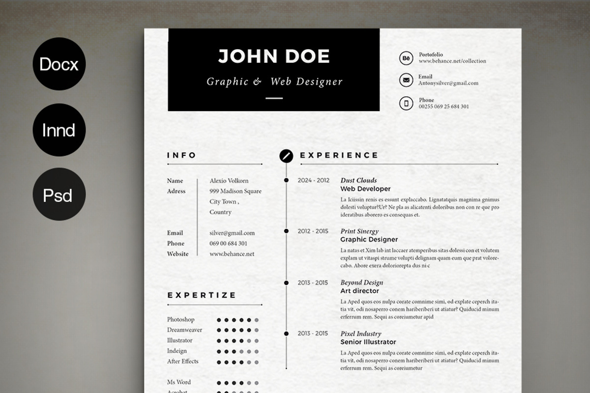 Simple Resume, a Resume Template by Estartshop