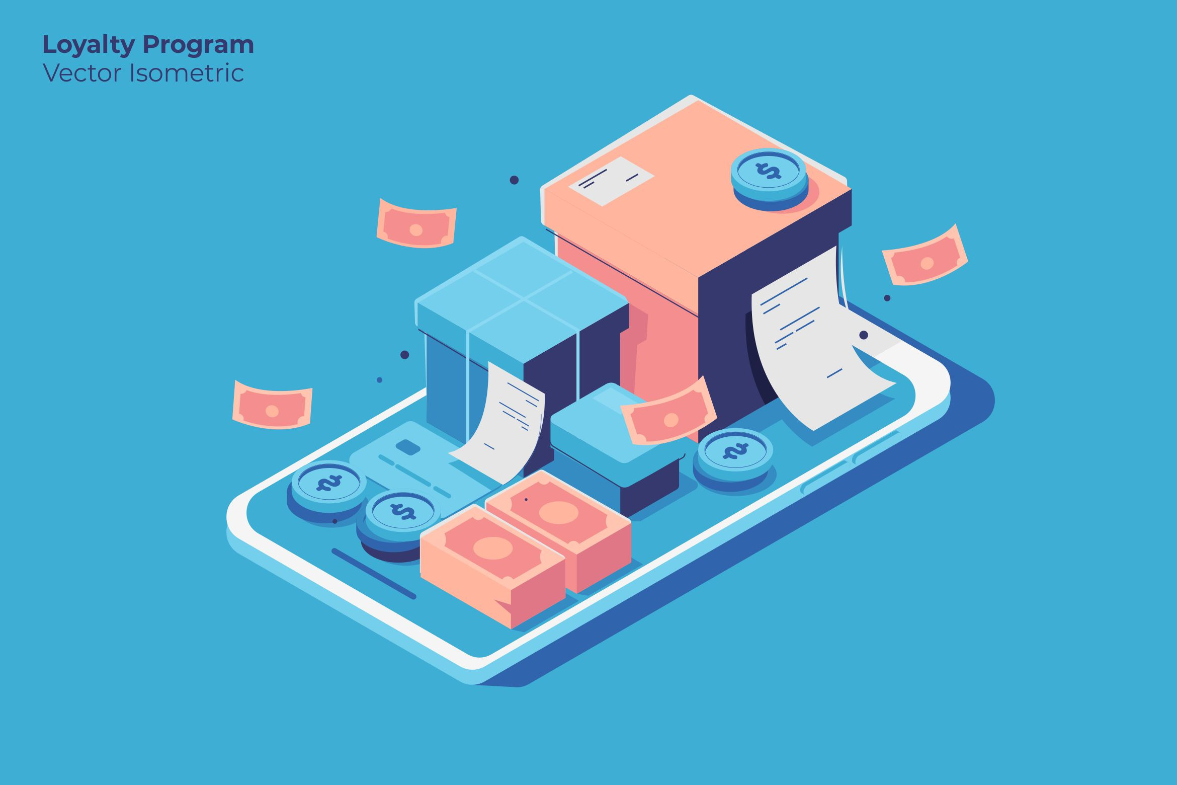 Loyalty Program - Vector Illustratio | Illustrations ~ Creative Market