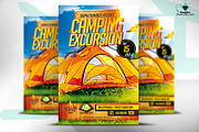 Camping Excursion PSD Flyer, a Flyer Template by GraphicDiamonds