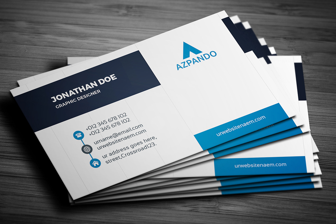 Business Card, a Business Card Template by Pixelpick