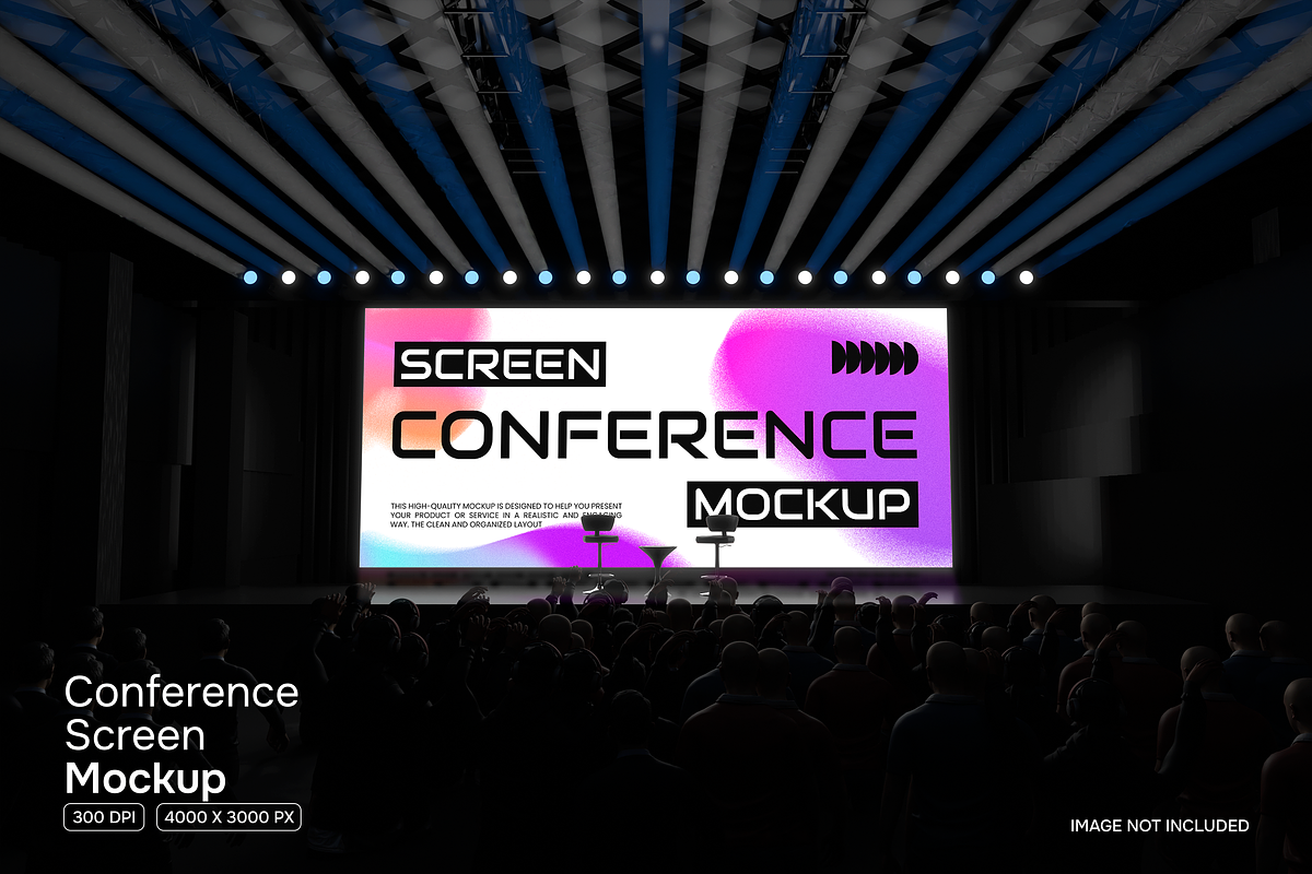 Conference Mockup, an Advertising Mockup by Permadi Creative