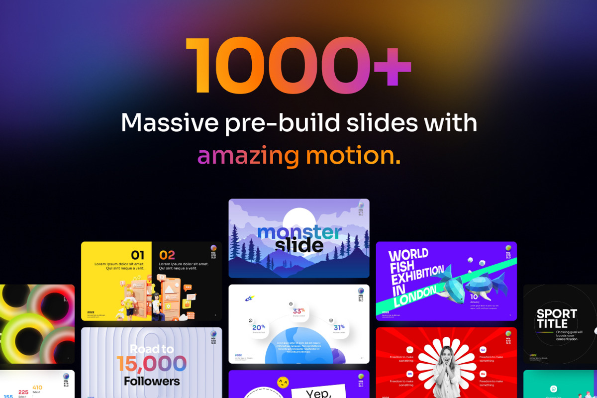 Monster Slides PowerPoint Template