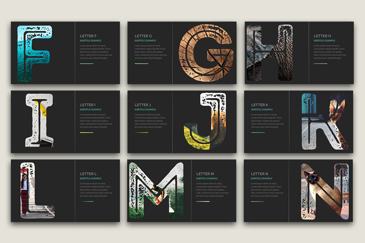 Alphabet | Powerpoint Presentation, a Presentation Template by Zacomic ...