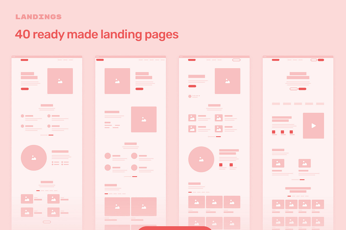 Wave Wireframe Kit, a Wireframe Template by CreativeUI