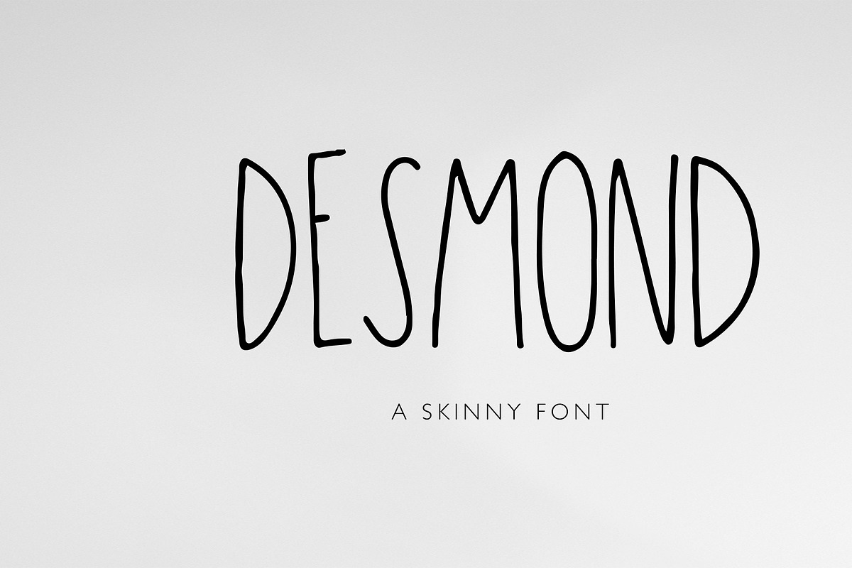 Desmond, a Sans Serif Font by OnTheSpotStudio | Creative Market