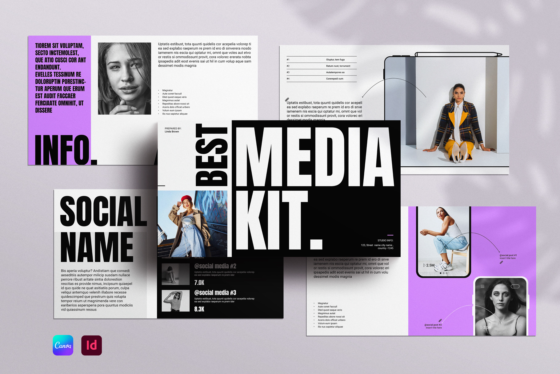 Media Kit Presentation Template, a Presentation Template by TemplatesForest