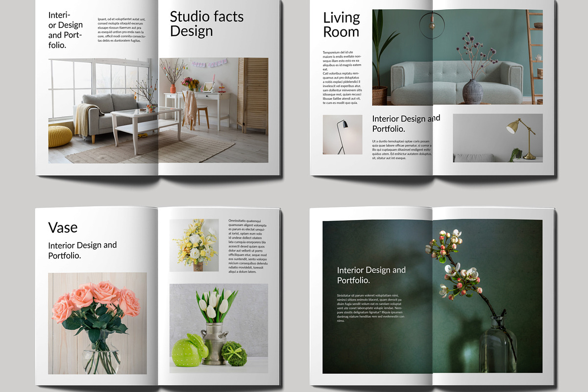 Interior Portfolio Design | Creative Market