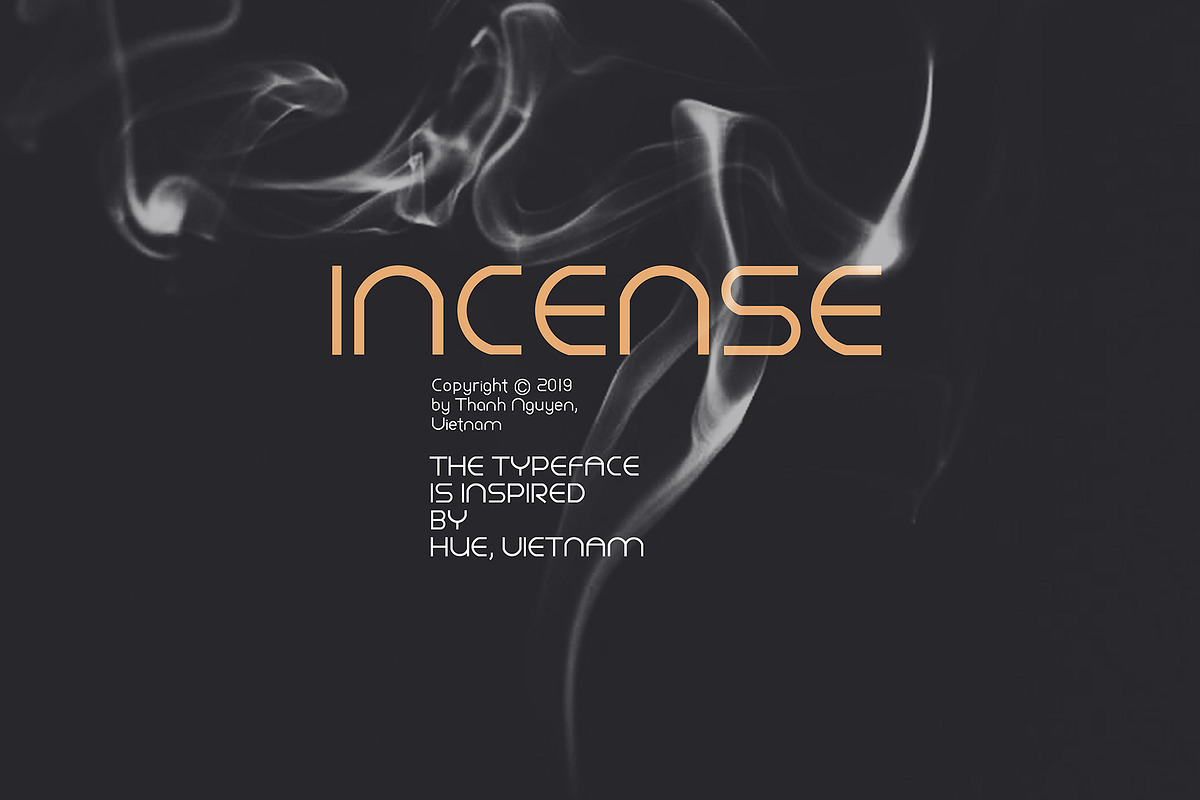 Incense Vietnam Typeface, a Sans Serif Font by Freelanceman