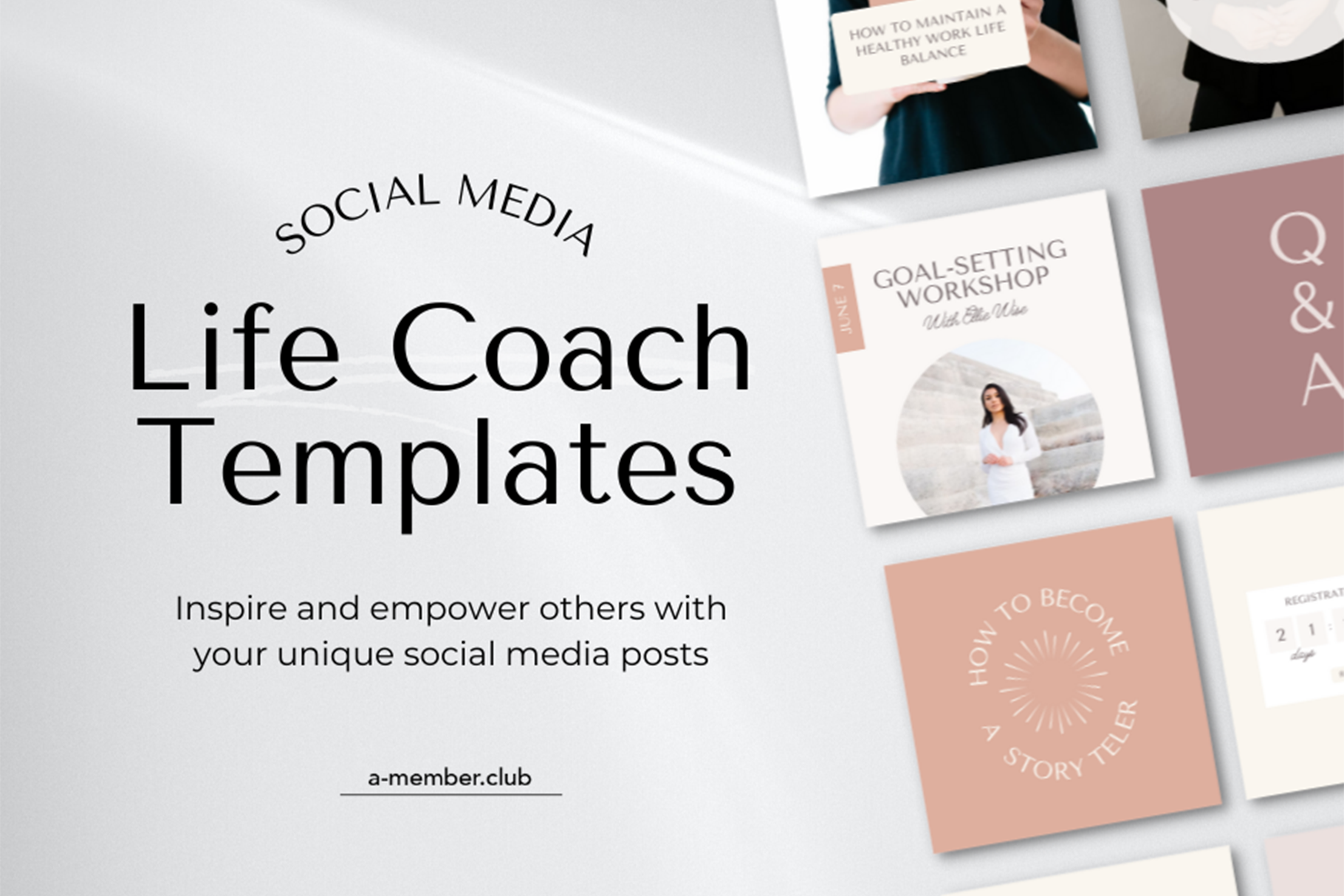 Life Coach Social Media Template