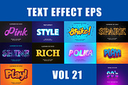 Editable Eps Text Effect Vol 21