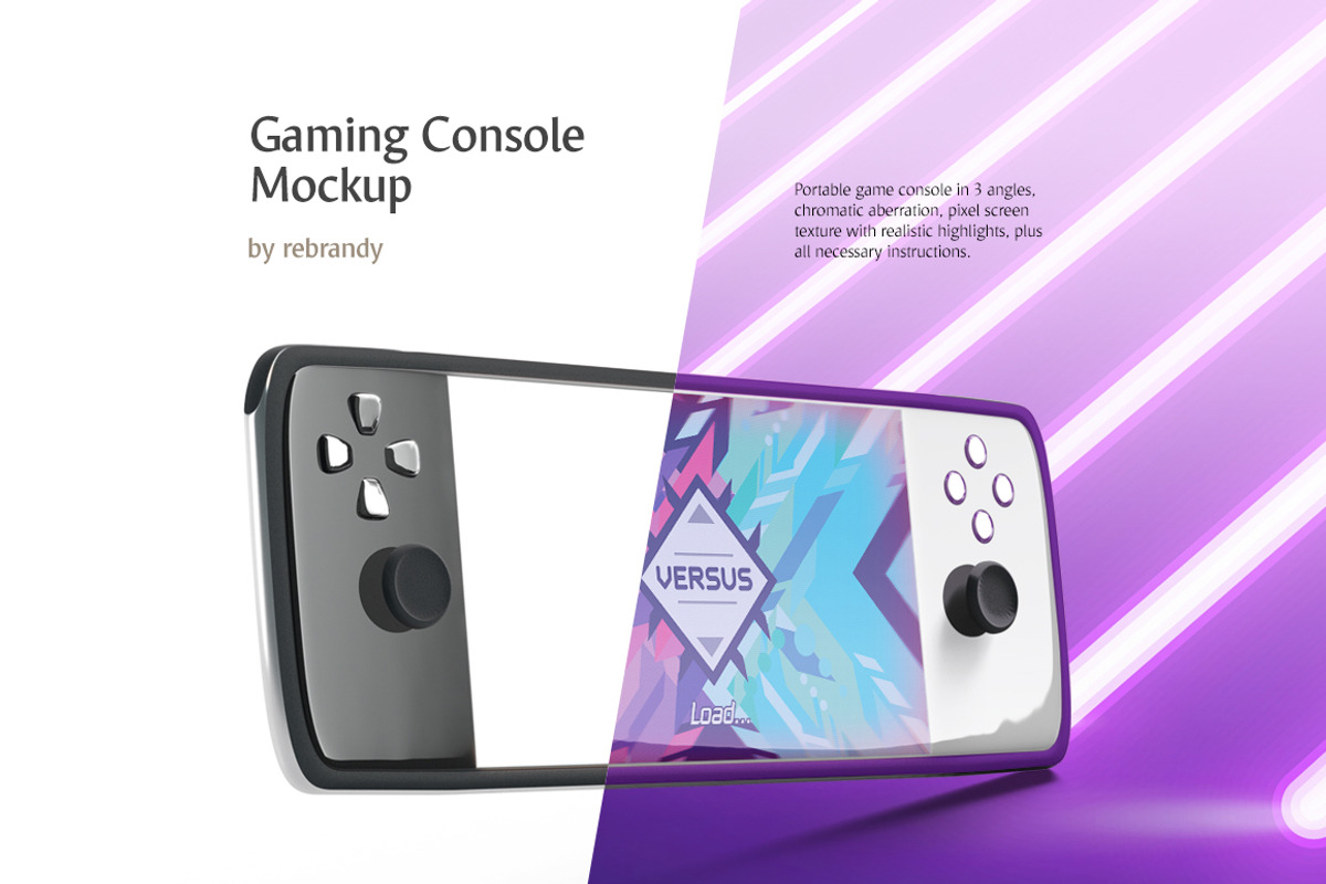 Gaming Console Mockup, an Android Mockup by rebrandy