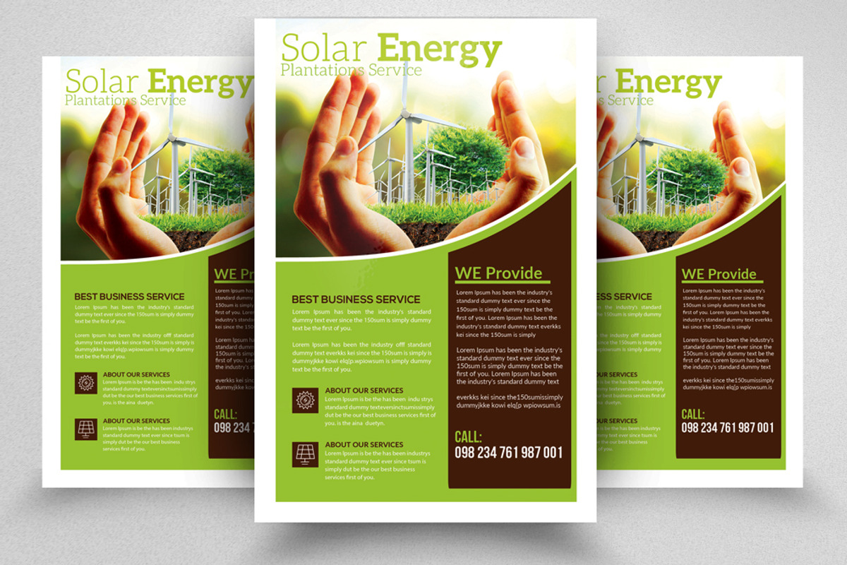 10 Save Energy Flyer Bundle Vol:01, a Flyer Template by Psd Templates