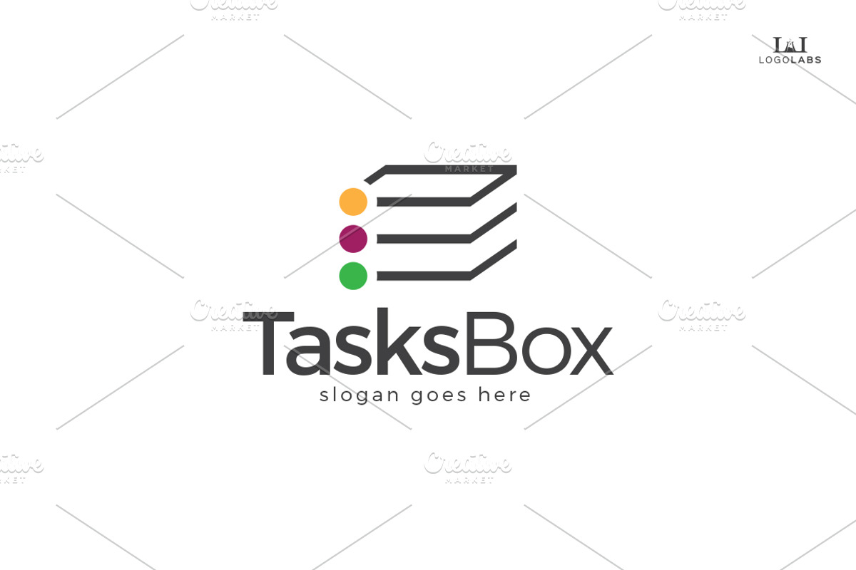 Tasks Box Logo, a Branding & Logo Template by LogoLabs