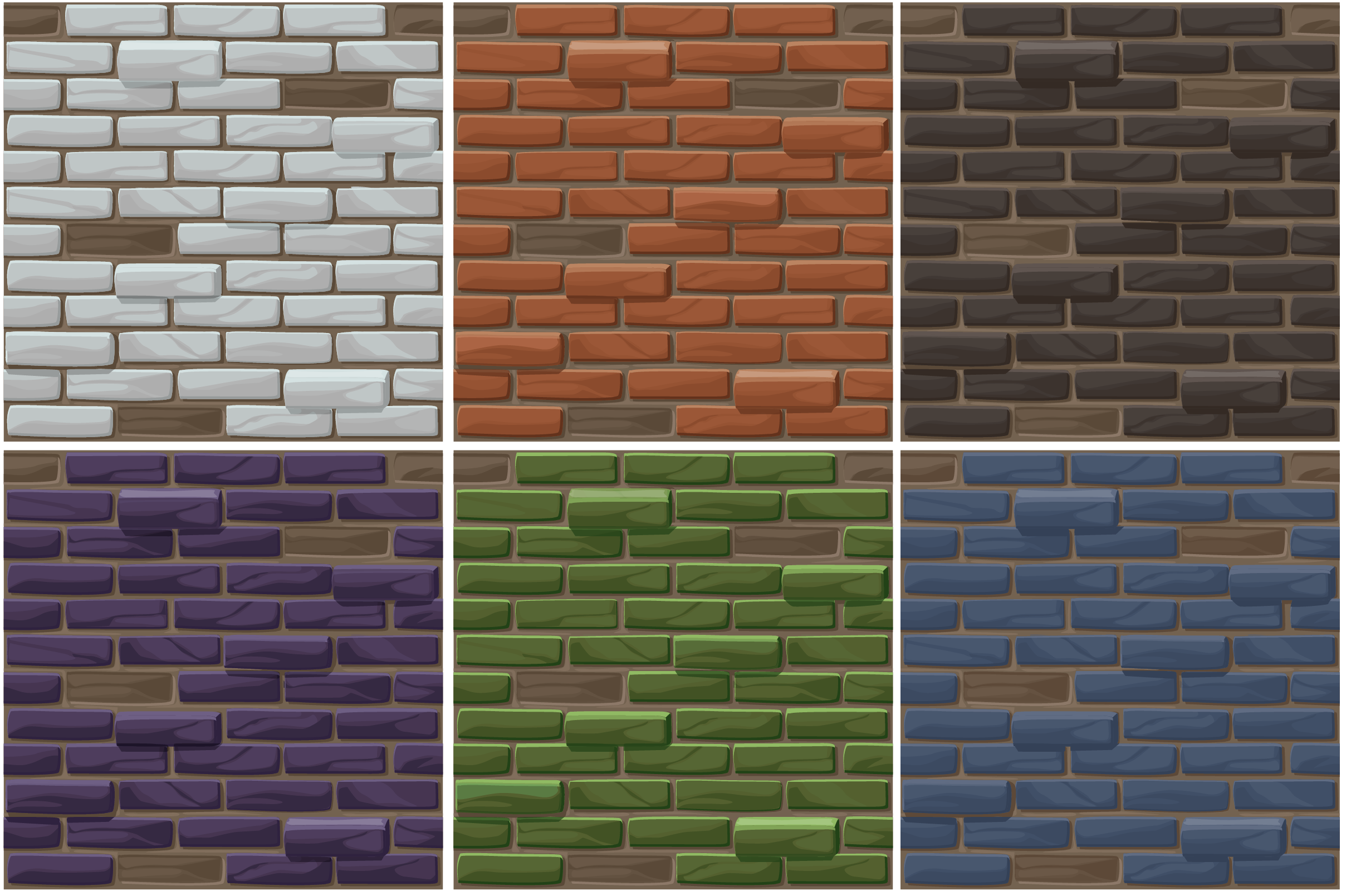 Set Brick wall texture seamless, a Texture Graphic by BabySofja