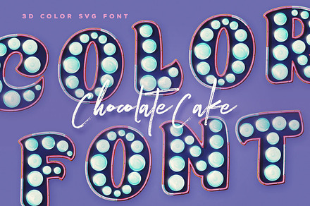 Creator - Color SVG Font, a Font by Deeezy
