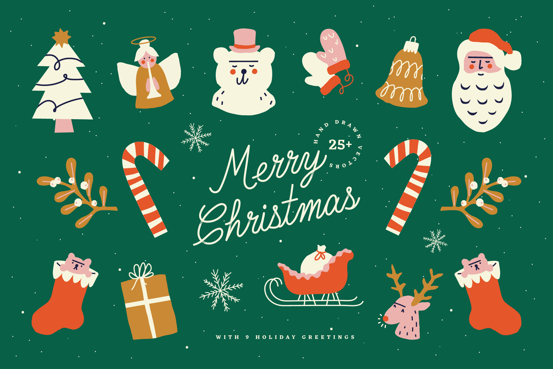Christmas Graphics, a Decorative Illustration by averycro