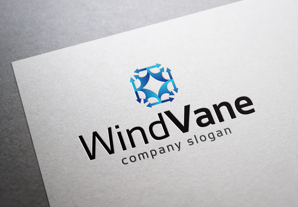 Wind Vane Logo, a Branding & Logo Template by EmilGuseinov