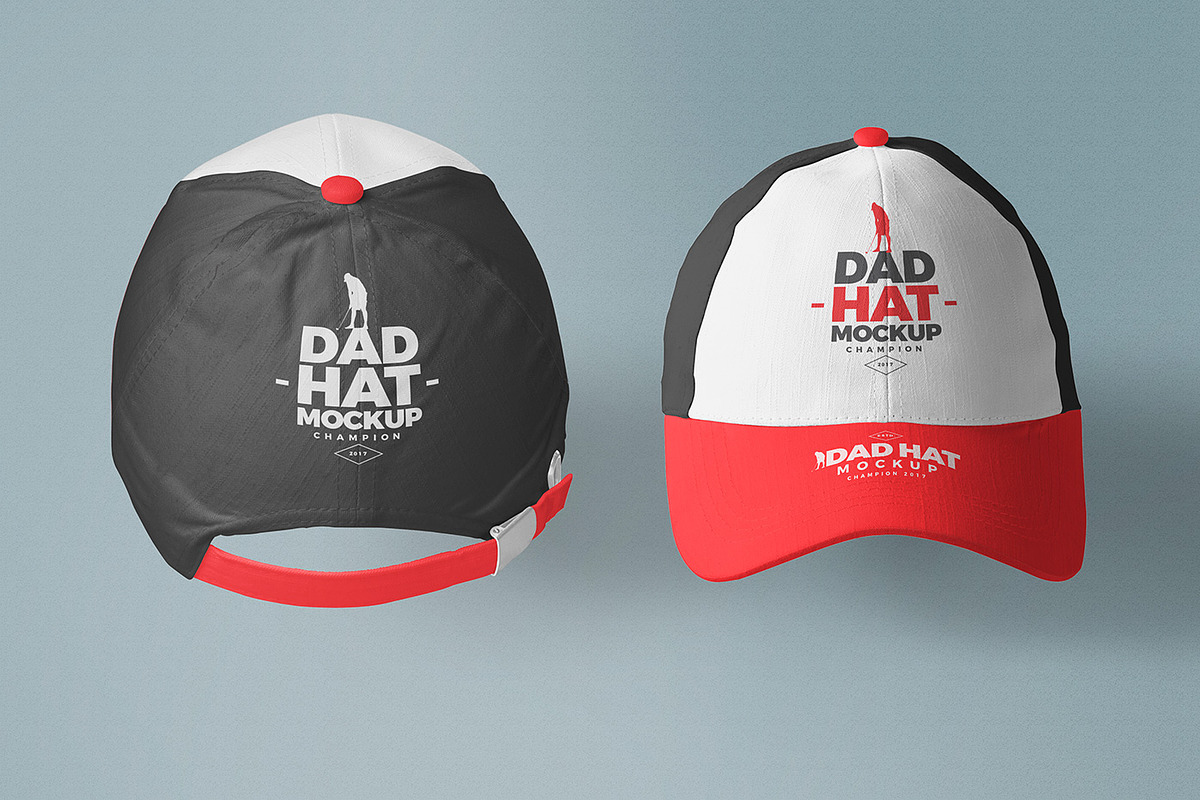 Dad Hat Mockups, a Hat Mockup by ZippyPixels