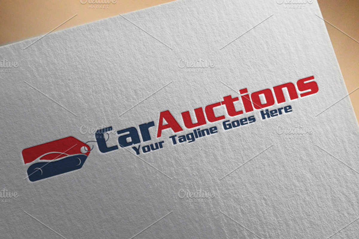 Car Auctions Logo, a Branding & Logo Template by REDVY CREATIVE