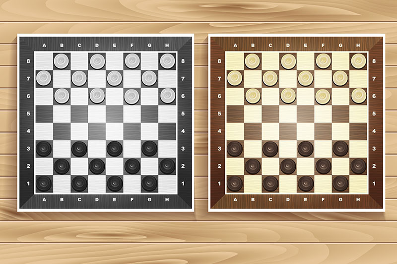 Vector set of chess boards, a Background Graphic by Aromeo