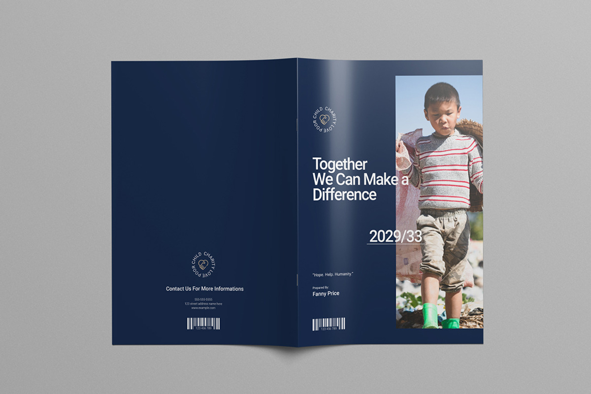 Charity Brochure Template | Canva, a Brochure Template by Pixelpick