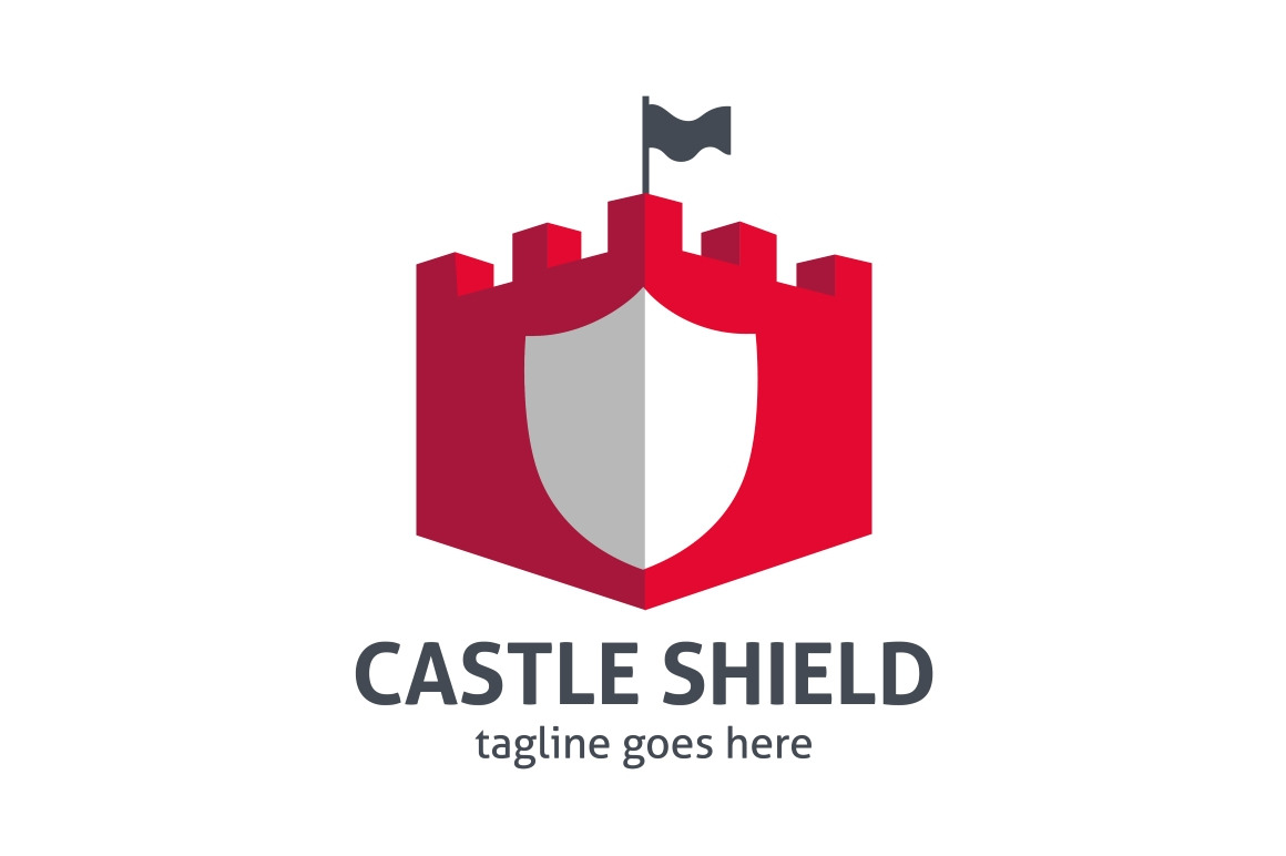 Castle Shield Logo, a Branding & Logo Template by Design_Planet