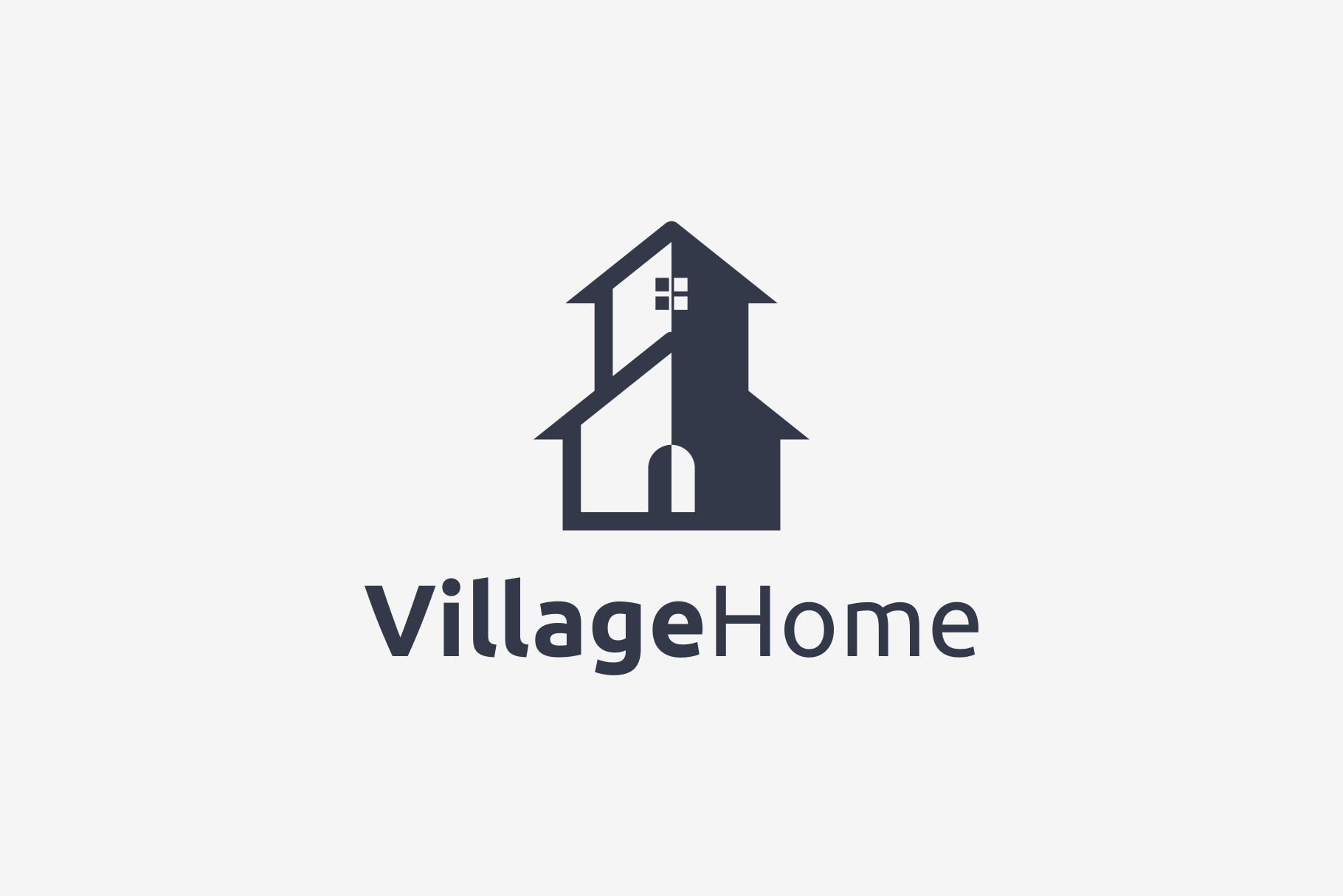 Village Home Logo, a Branding & Logo Template by sore.studios