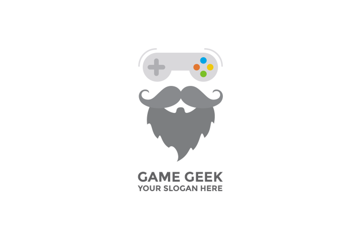 Game Geek Logo, a Branding & Logo Template by Golden-Brand