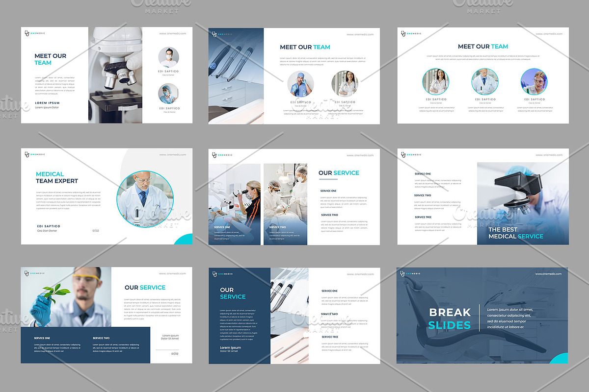ONEMEDIC - Medical PowerPoint, a Presentation Template by RHD Creative ...