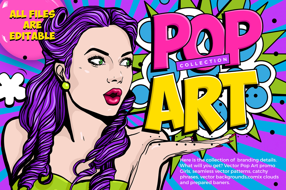Pop Art Woman Vector Images