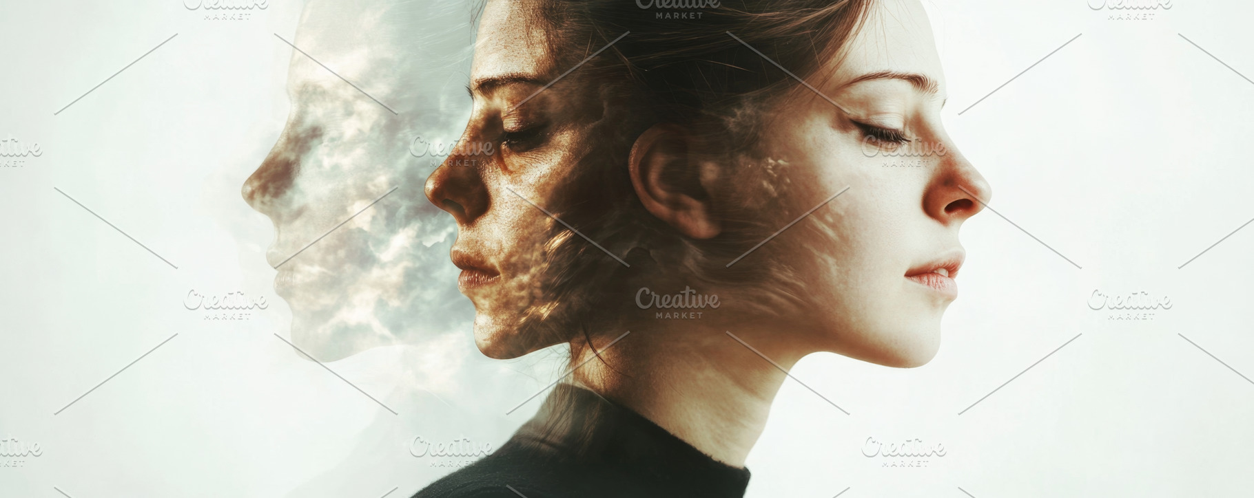 Abstract Representation of Mental Health and Emotions, an Abstract ...