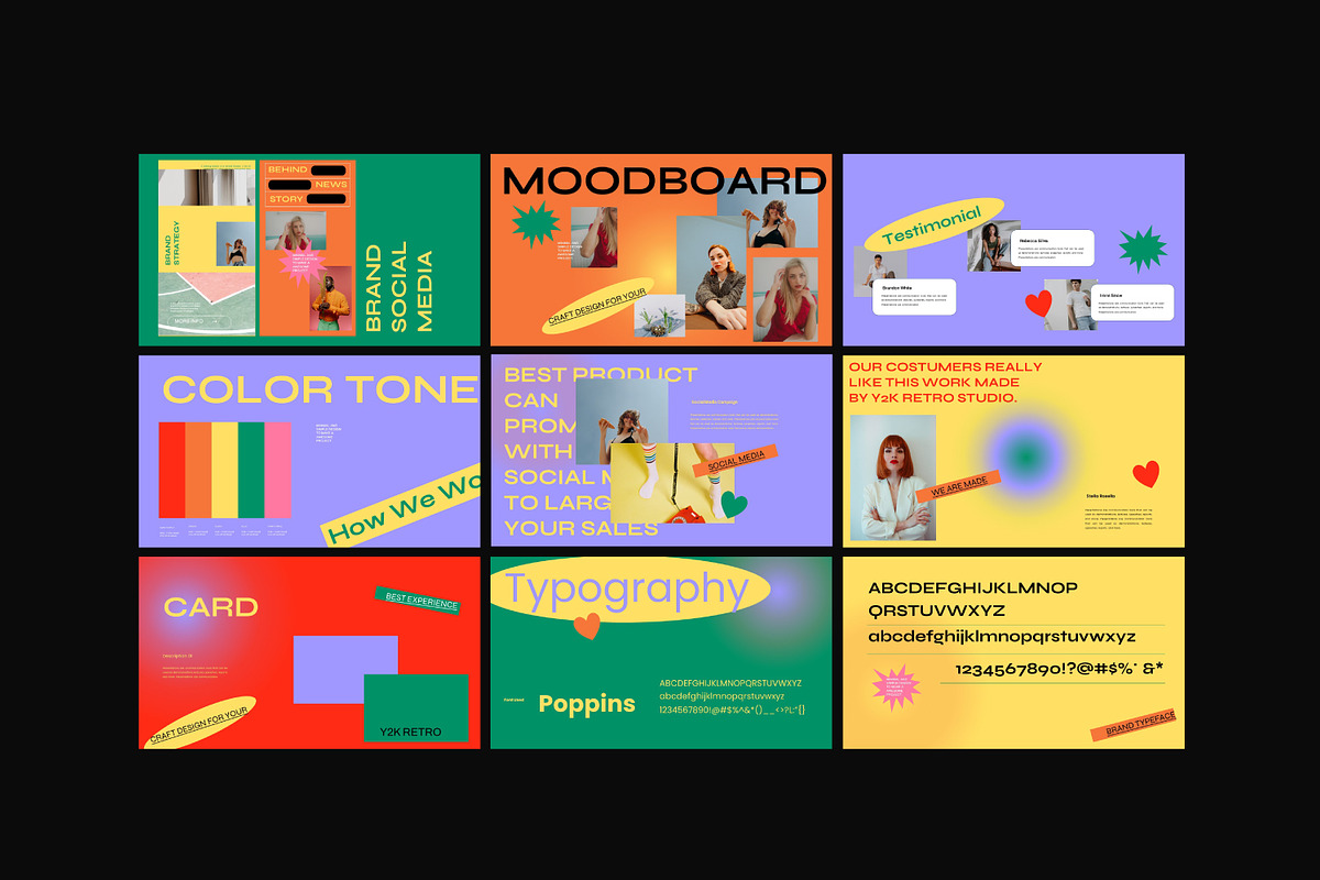 GEN Z Media Kit Google Slides, a Presentation Template by Dirtytemp Studio