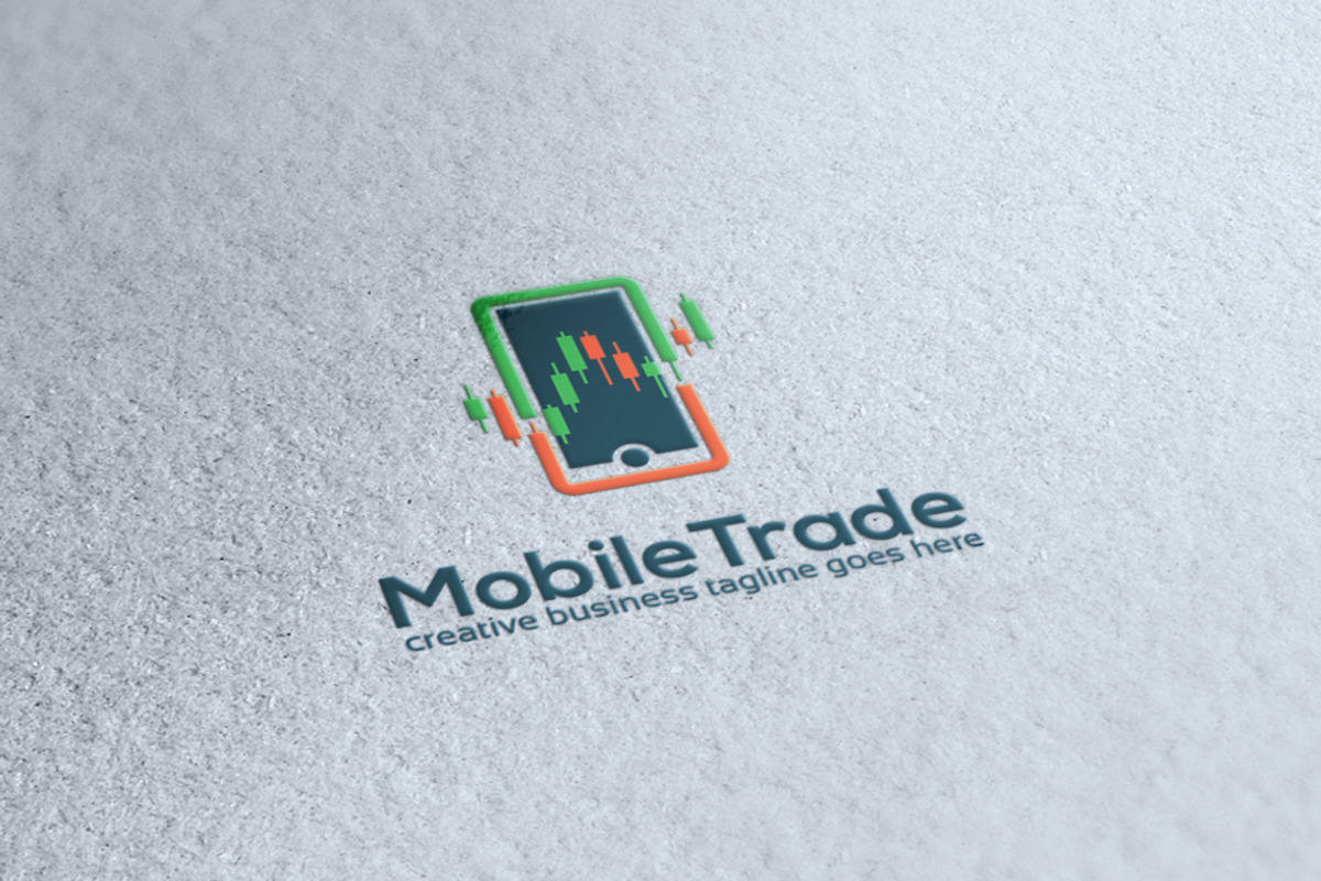 Mobile Trade Logo, a Branding & Logo Template by Slim Studio