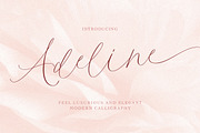 Adeline - Modern Light Calligraphy, a Script Font by Bale Type