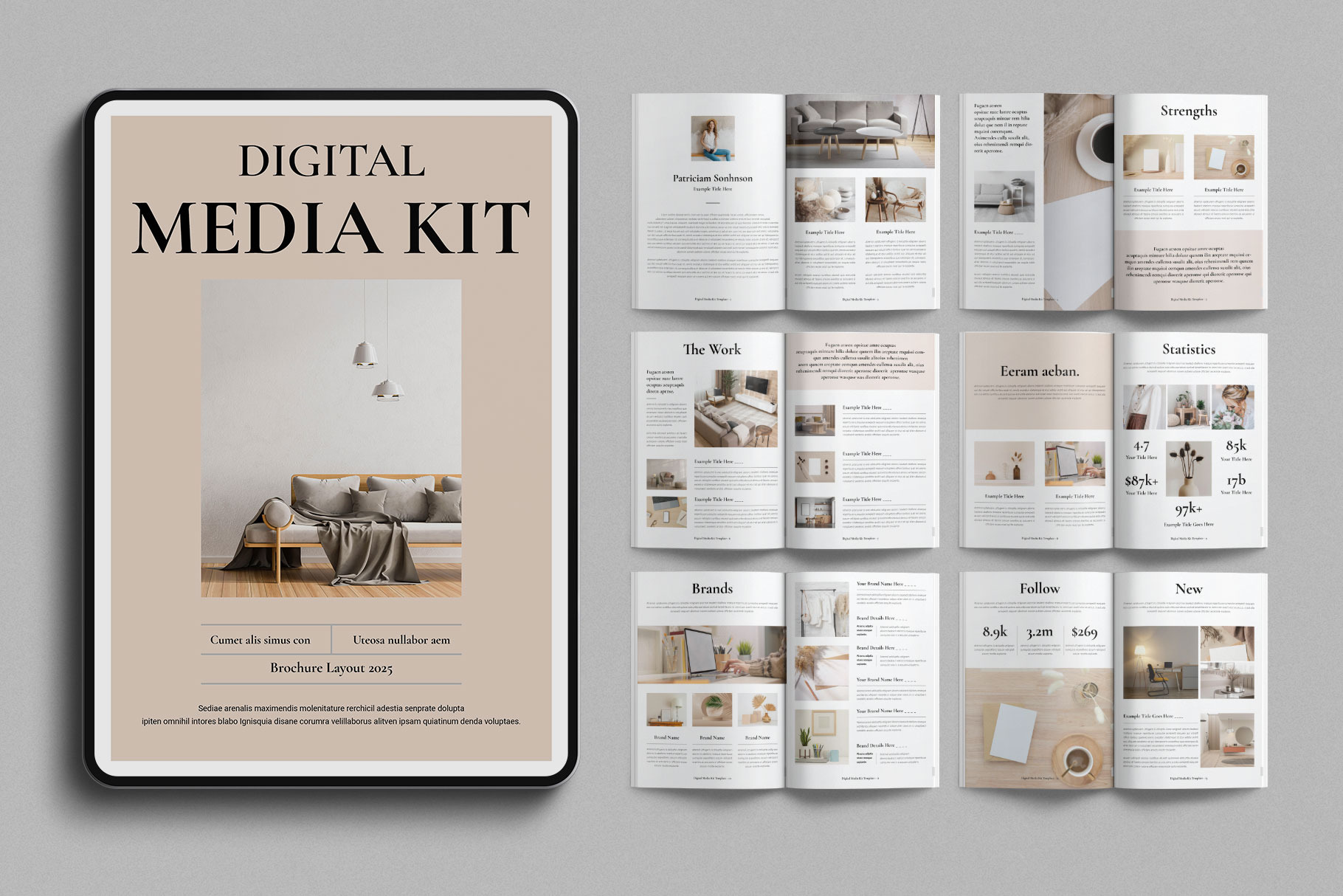 Digital Magazine Media Kit Template, a Magazine Template by ...