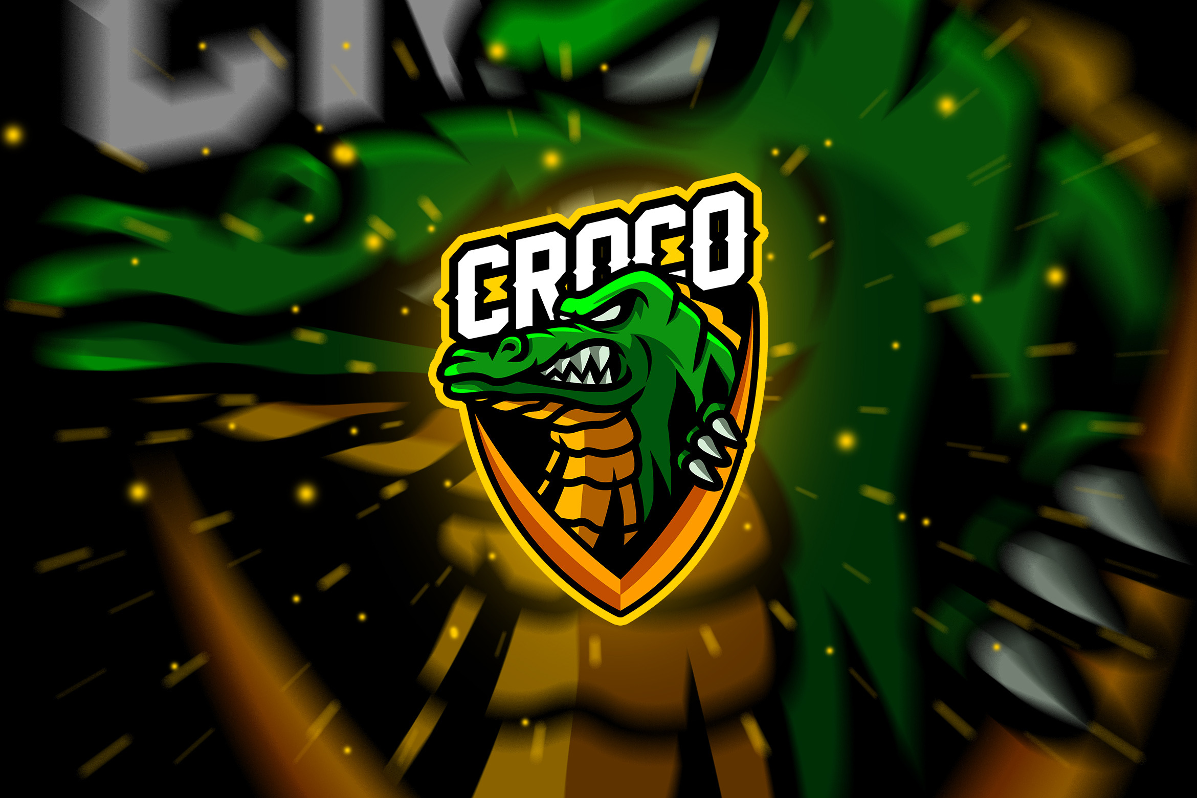 croco - Mascot & Esport Logo, a Branding & Logo Template by AQR Studio