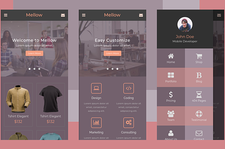 Yoro - Tours Travel Mobile Template | HTML Templates ~ Creative Market