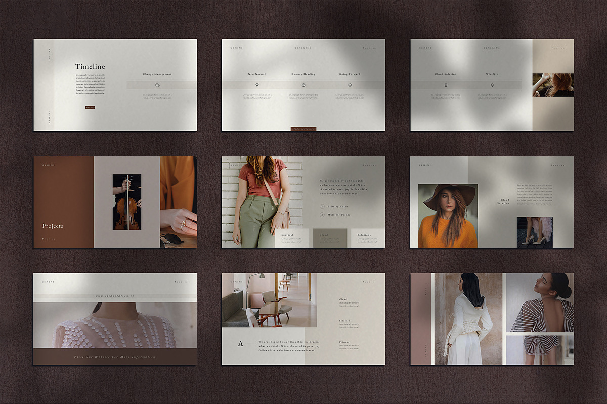 Gemini PowerPoint Presentation, a Presentation Template by SlideStation