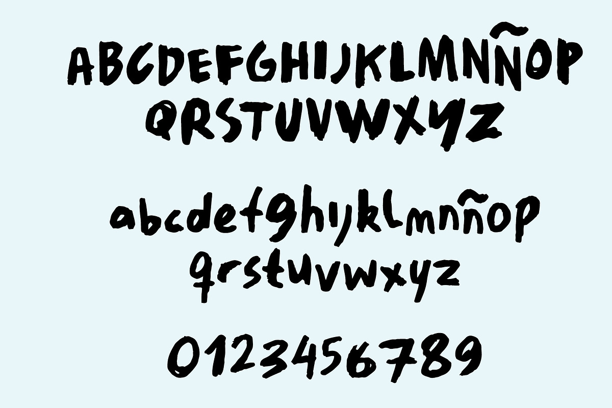 Foxtrot, a Handwritten Font by Headquarters